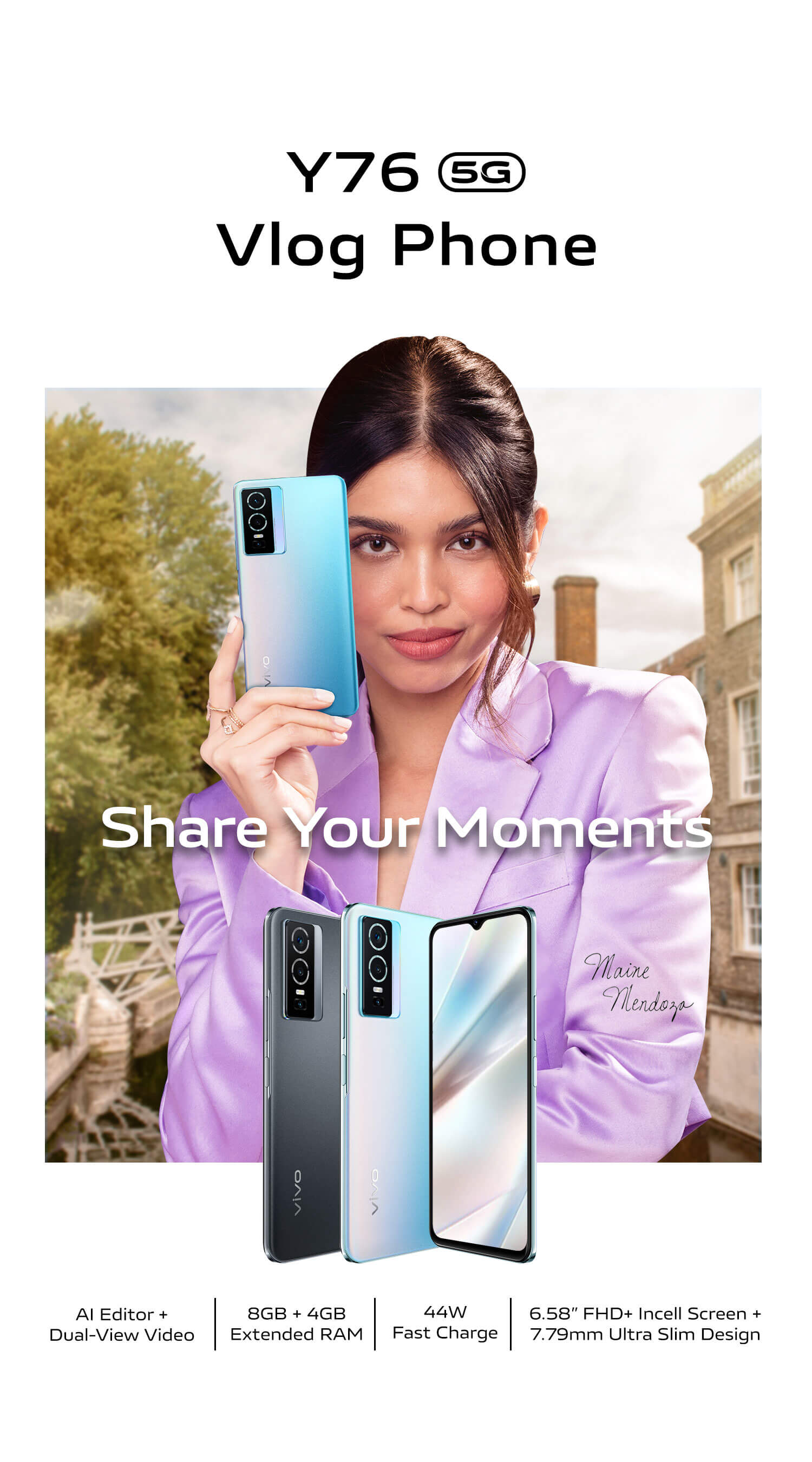 vivo Y76 5G-5G Connectivity, Vlog Phone | vivo Philippines