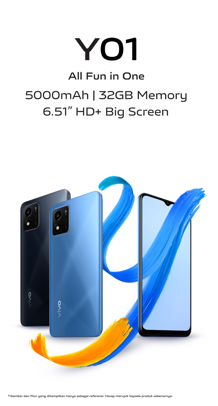 vivo Y01 - Desain Ramping 3D | vivo Indonesia