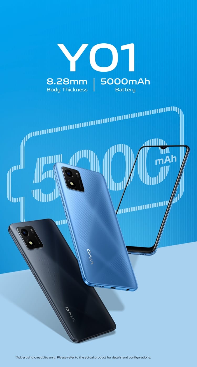 vivo Y01-Long-Lasting Battery, Large Display | vivo Bangladesh