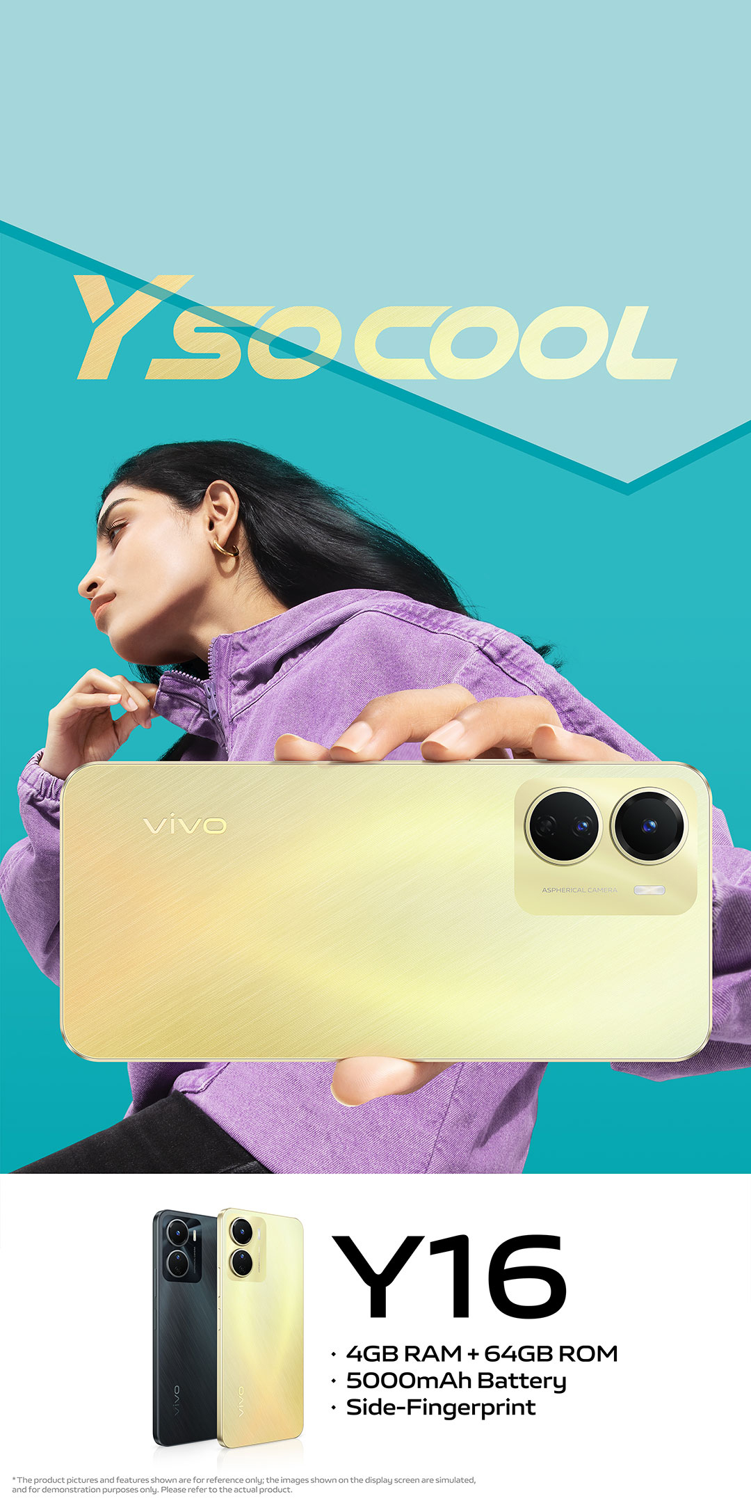 vivo Y16-2.5D Design, 4+64GB Storage | vivo Pakistan