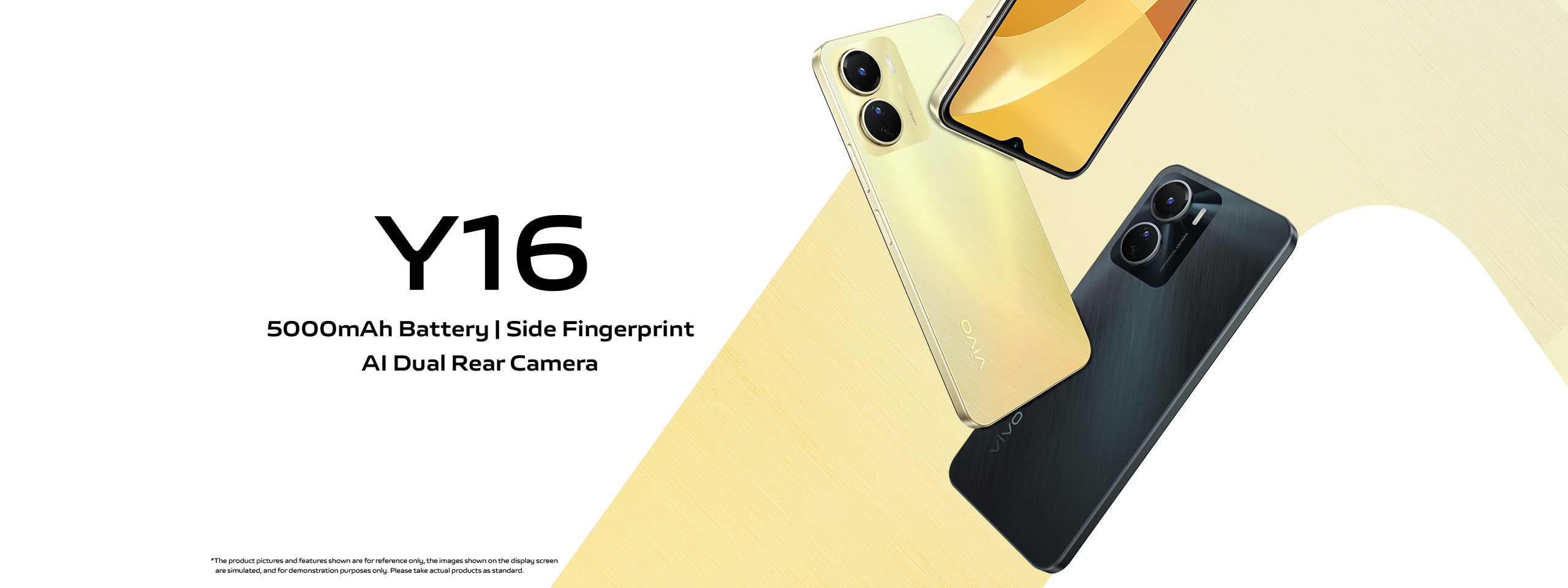 vivo Y16 - Trendy Design with Large Battery | vivo UAE