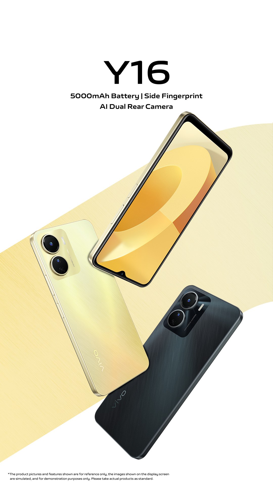 vivo Y16 - Trendy Design with Large Battery | vivo UAE