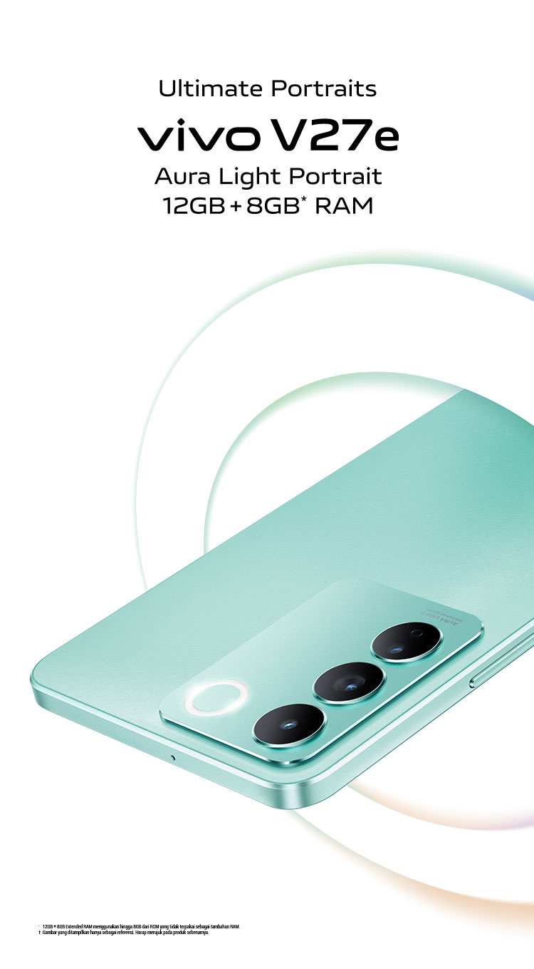 vivo V27e-Potret Aura, Desain Slim | vivo Indonesia