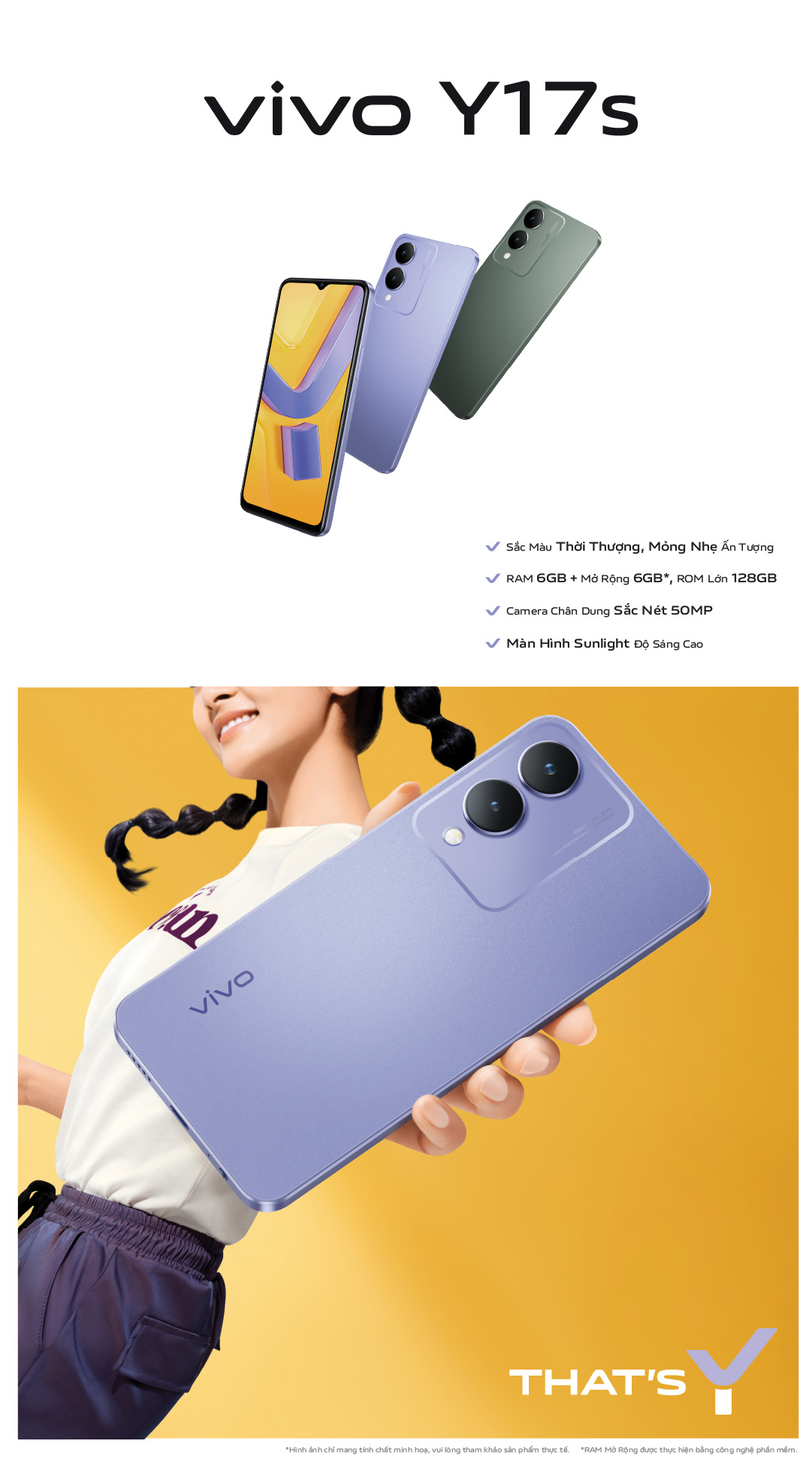 vivo Y17s - Điện thoại thông minh selfie tốt nhất với thiết kế thời ...