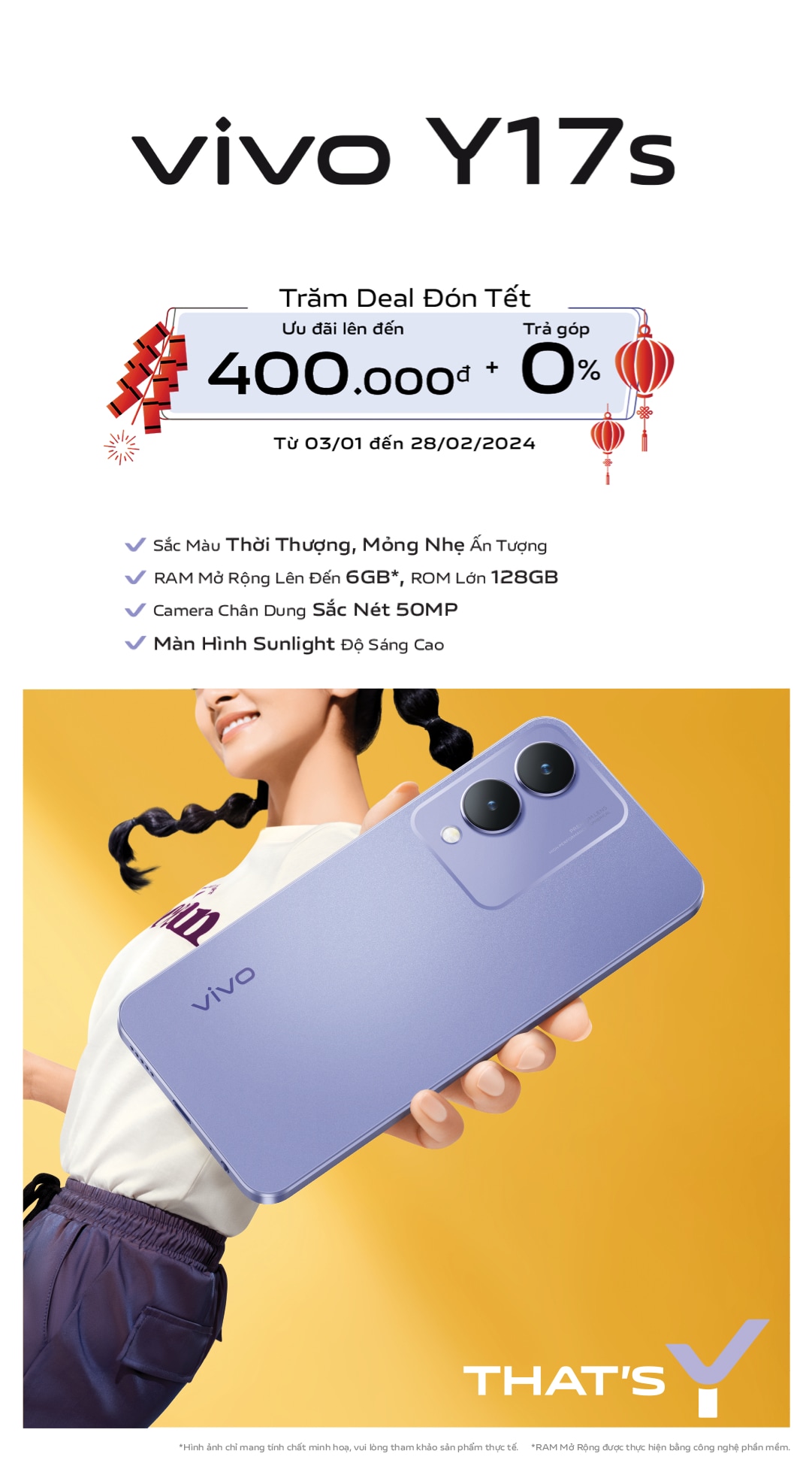 vivo Y17s-Màn Hình Siêu Sáng Ban Ngày | vivo Việt Nam