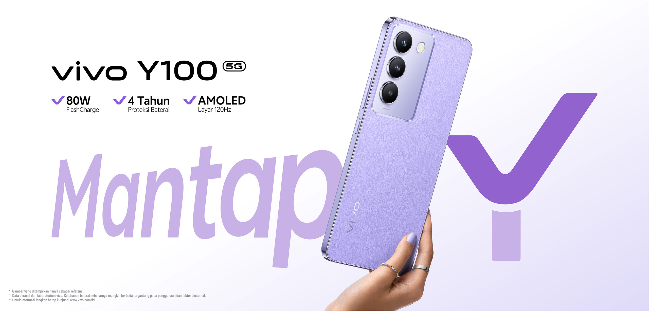 vivo Y100 5G - Baterai Aman-Cepat, Layar Memukau | vivo Indonesia