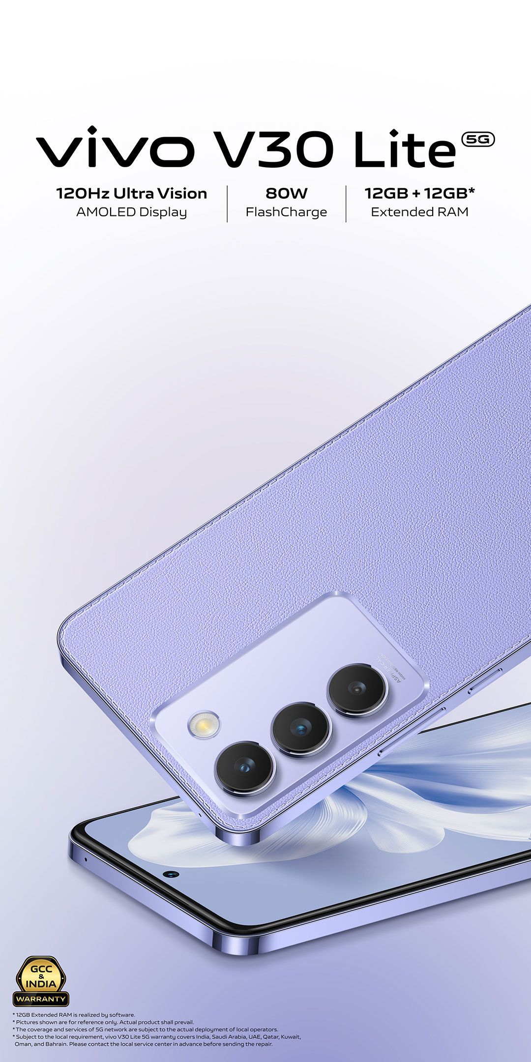 vivo V30 Lite 5G 5G-Safe & Fast Battery, Stunning Display | vivo UAE