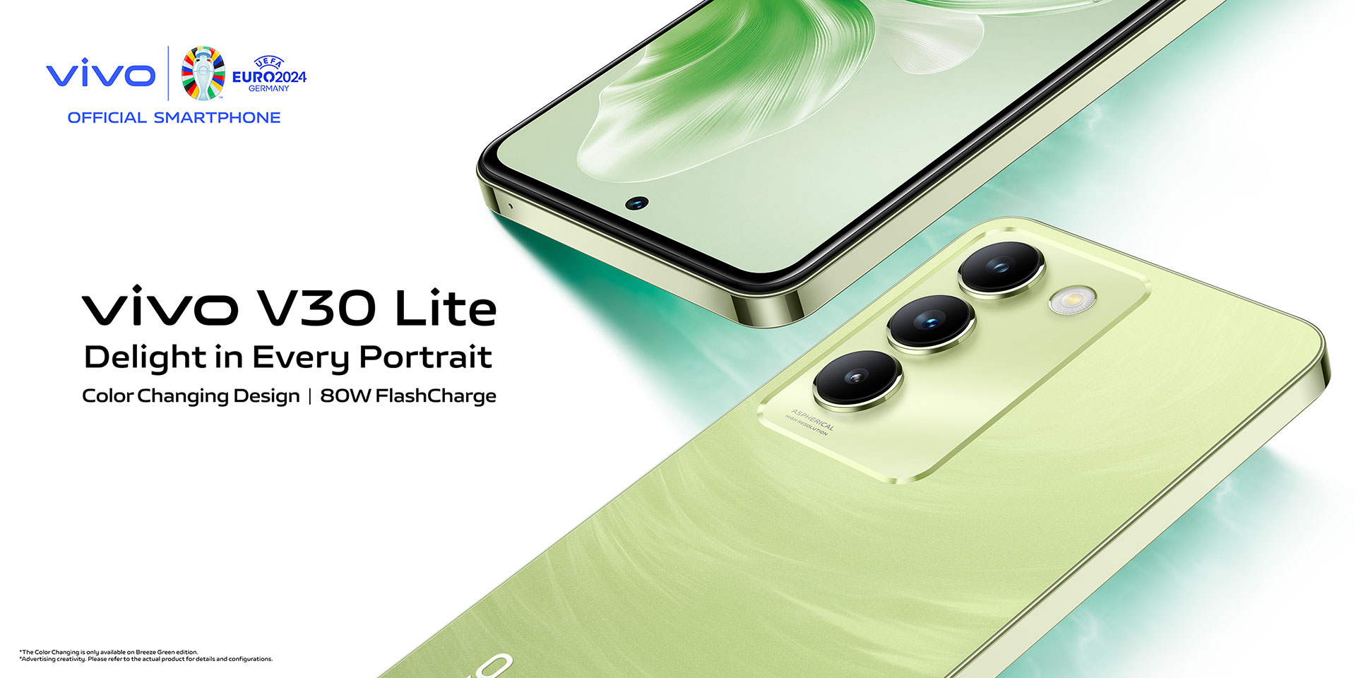 vivo V30 Lite-Color-Changing Design, Safe & Fast | vivo Nigeria