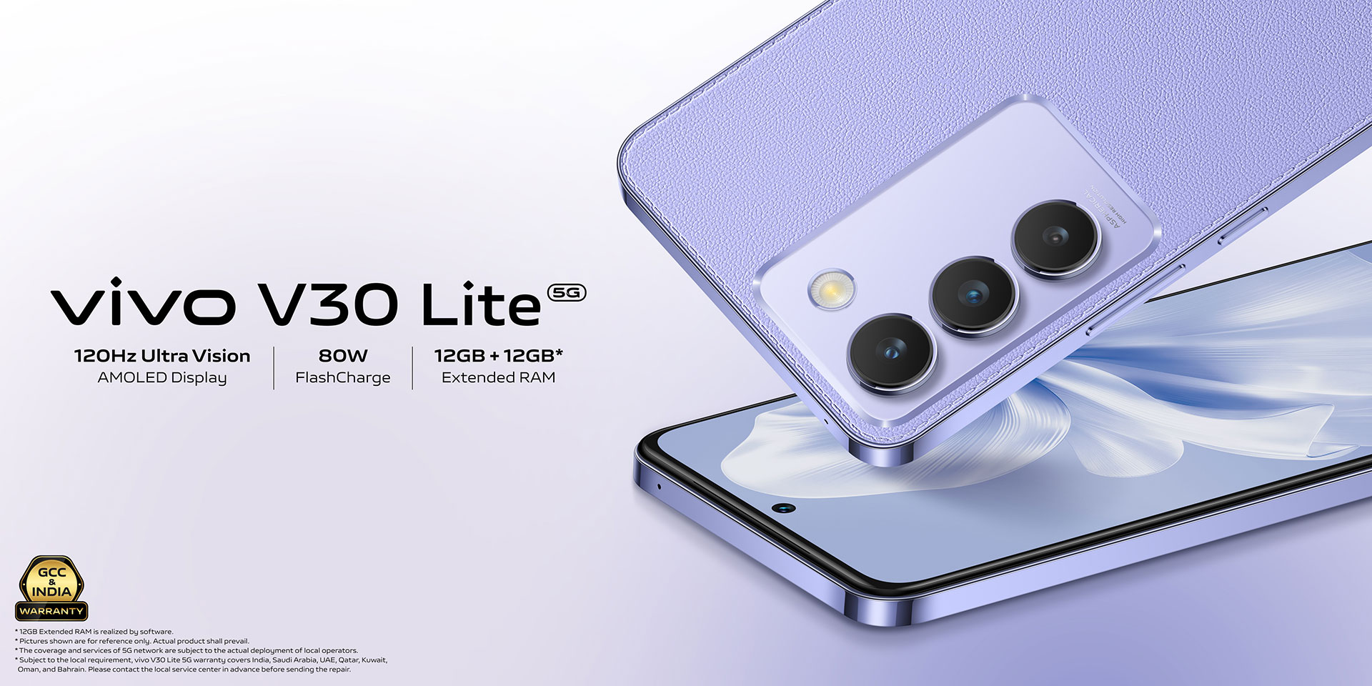 vivo V30 Lite 5G-One-piece 3D Flat Design | vivo Saudi Arabia