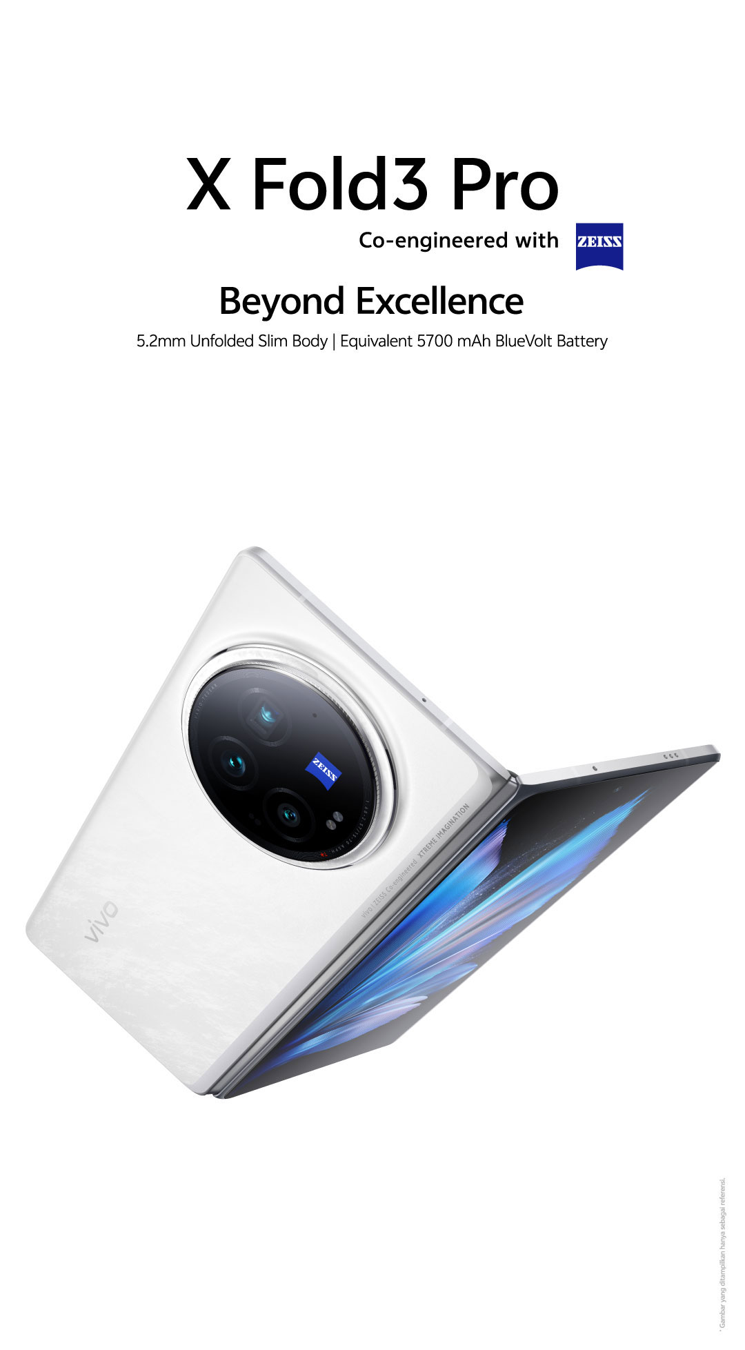 vivo X Fold3 Pro-Foldable, Ultra Slim, ZEISS, SmartFold AI | vivo Indonesia