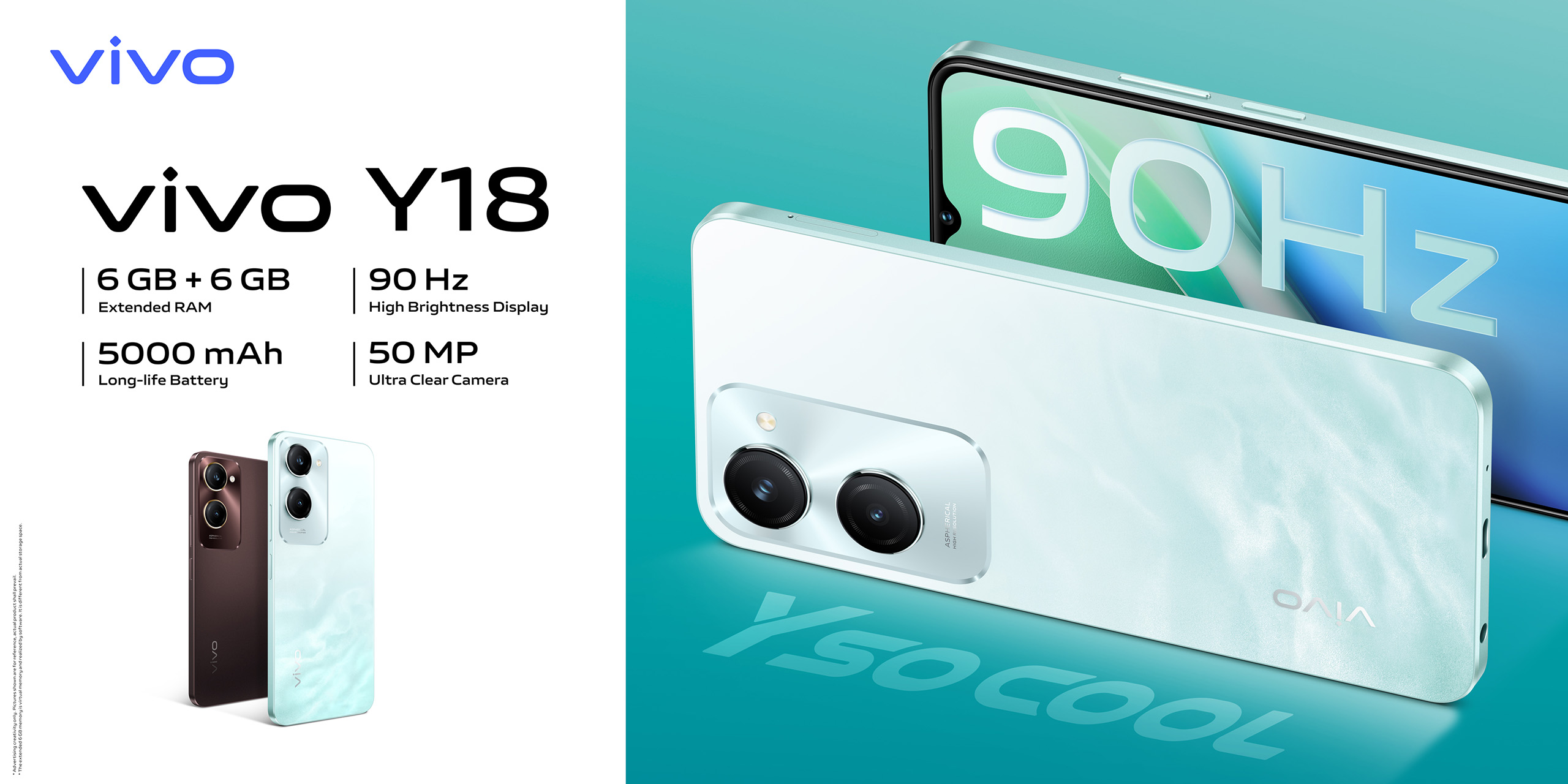 vivo Y18-High Brightness Display, Large Battery | vivo Pakistan