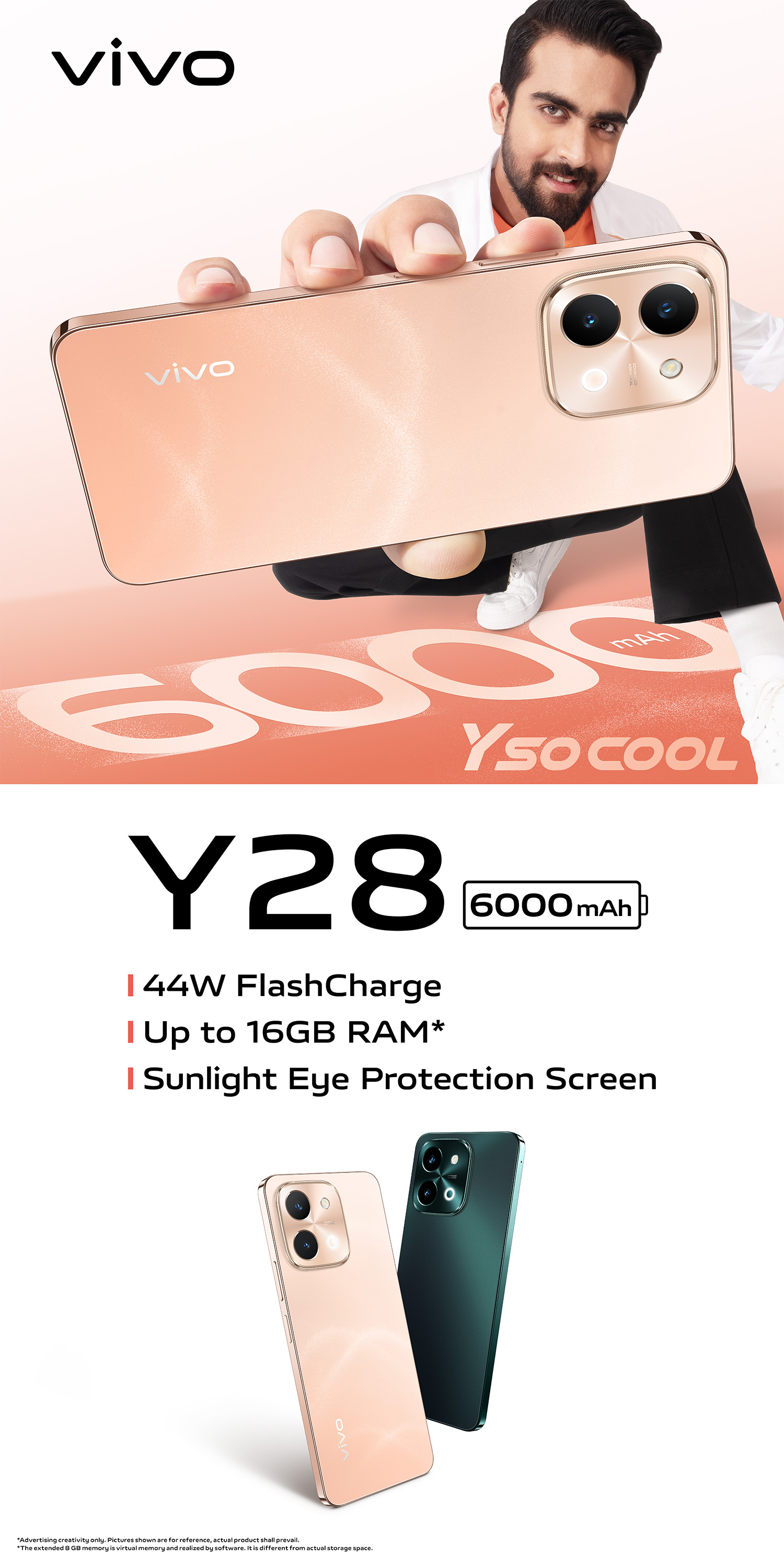 vivo Y28-Eye Protection Screen, Large Battery | vivo Pakistan